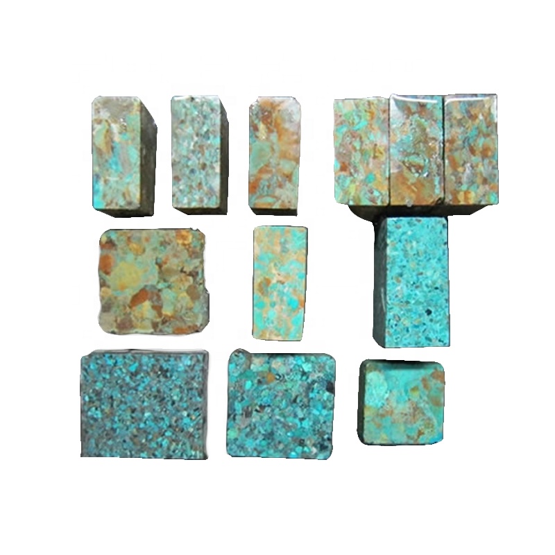 Natural Compressed Block Turquoise Supplier | Zh Gems