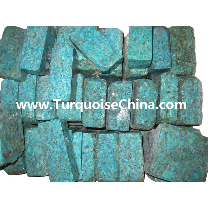 Stock Mixture Color Natural Compressed Turquoise Bricks Wholesale